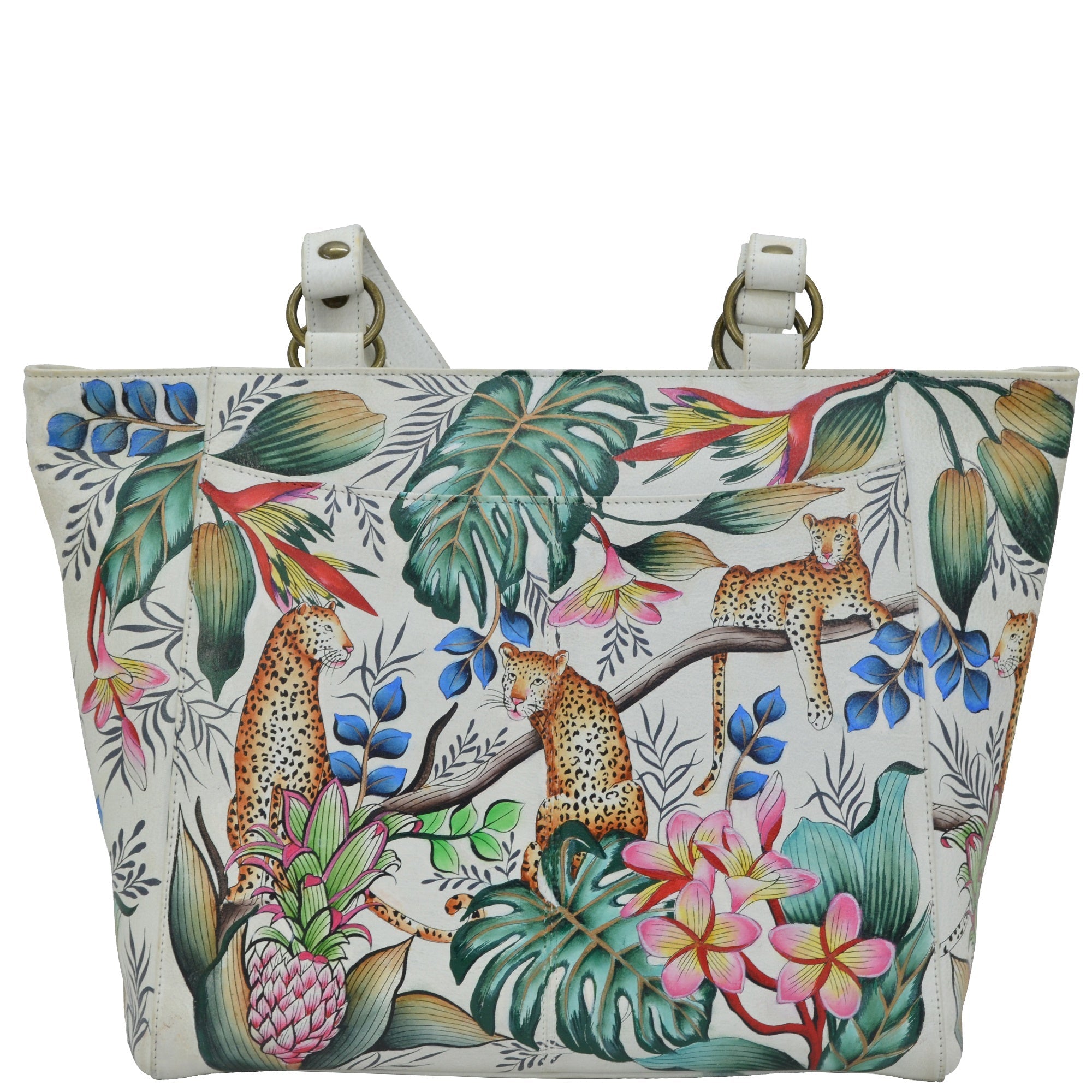 Leather Hand Painted Classic Work Tote - 664 – Anuschka (EU)